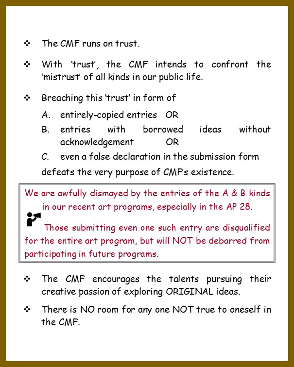 The ChotaMota Foundation | Guidelines of Art Program 29- 2024